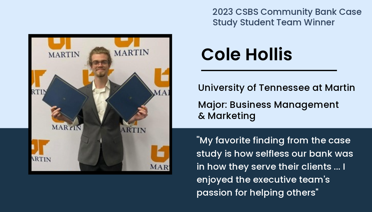 Meet our 2023 Community Bank Case Study Competition Winners | CSBS